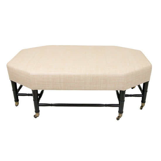 Brighton Octagonal Ottoman | Casa Branca