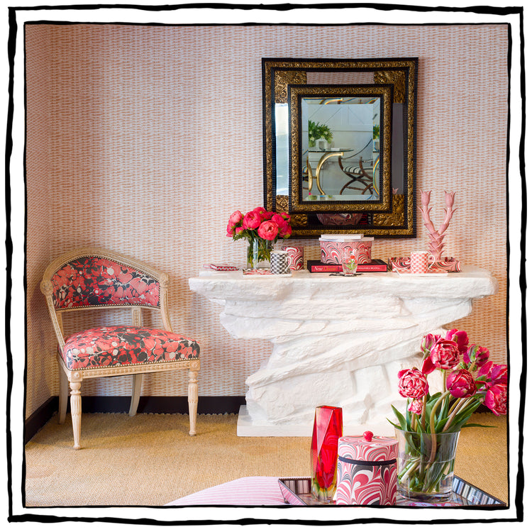 Faux Stacked Stone Console by Sirmos after Emilio Terry | Casa Branca